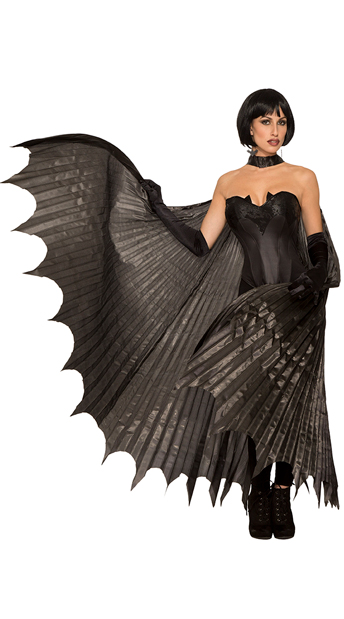 Theatrical Bat Wings Black Bat Wings