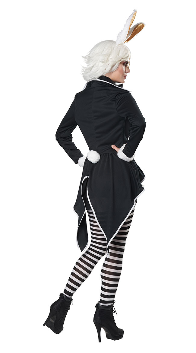 Punctual White Rabbit Costume, white rabbit wonderland costume - Yandy.com