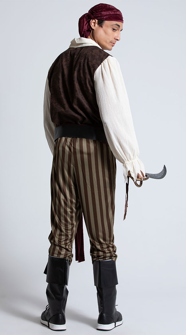Men's Rogue Pirate Costume, Deluxe Mens Pirate Costume, Sexy Mens ...
