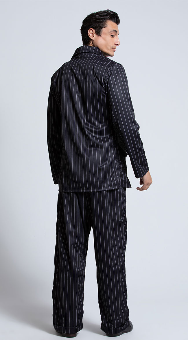Mens Mob Boss Costume, Male Gangster Costume