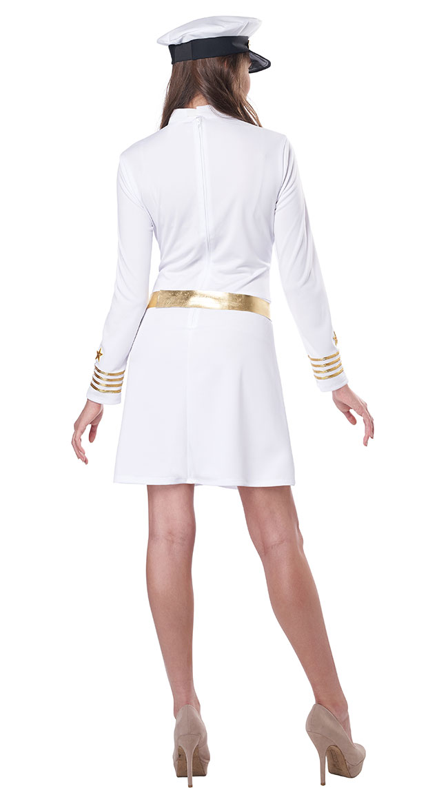 Captain Sia Cruiser Costume, Sexy Navy Costume - Yandy.com