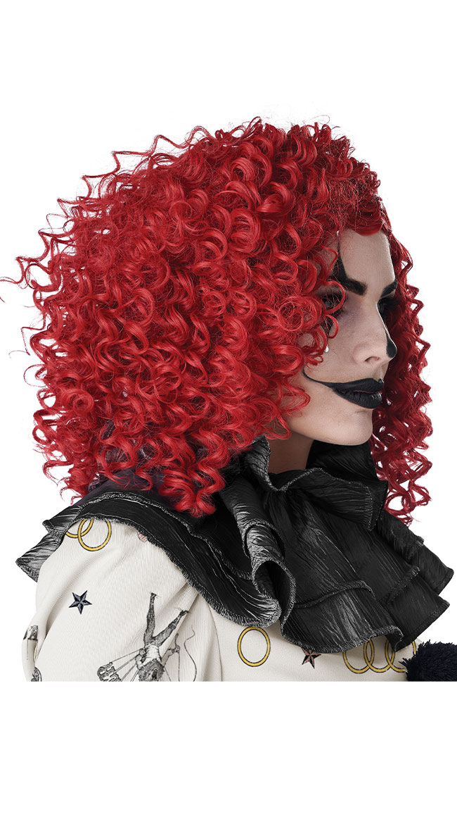 Red Corkscrew Curls Clown Wig, Circus Costume Accessory - Yandy.com