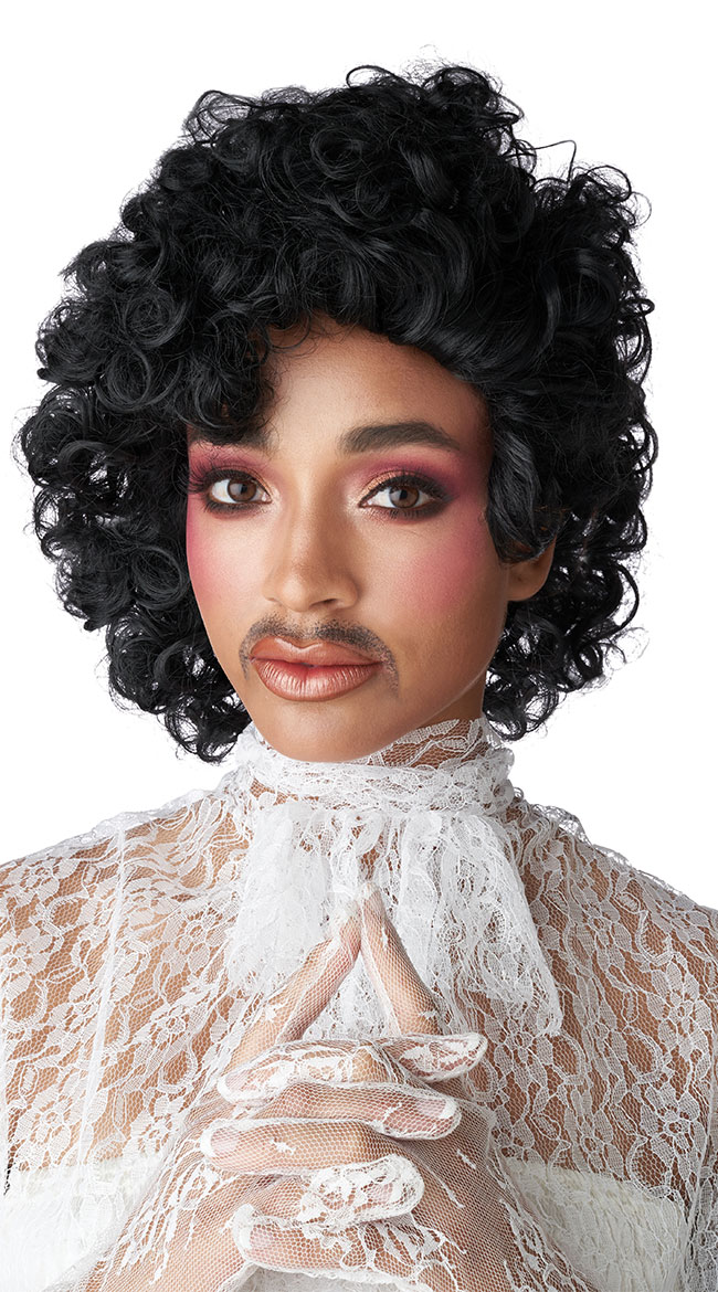 Legendary 80's Popstar Wig, Sexy 80's Prince Wig-Yandy.com