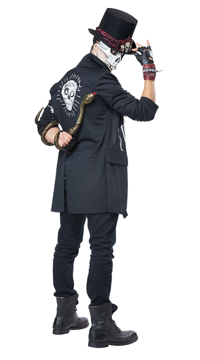 Men's Plus Size Voodoo Dude Costume, Men's Voodoo Magician Costume ...