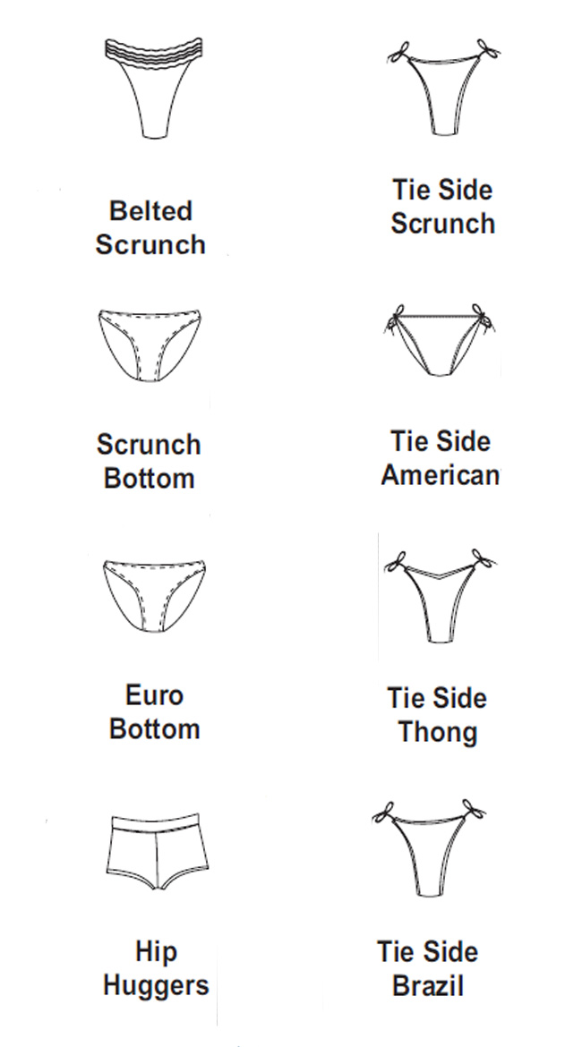 Solid Color Bikini Bottom, Basic Bathing Suit Bottom