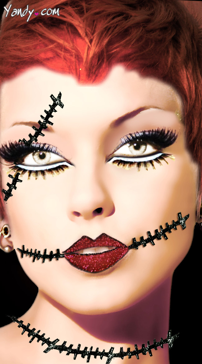 Corpse Lips, Zombie Lips, Costume Glitter Lips