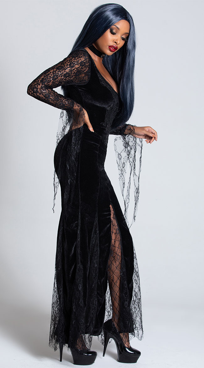 Frightfully Beautiful Costume, Gothic Seductress Costume - Yandy.com