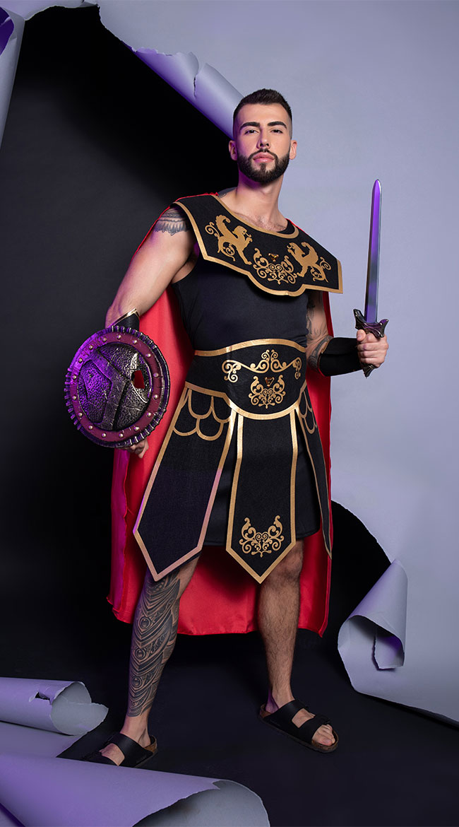 Men's Roman Ruler Costume, Sexy Julius Ceasar Costume-Yandy.com