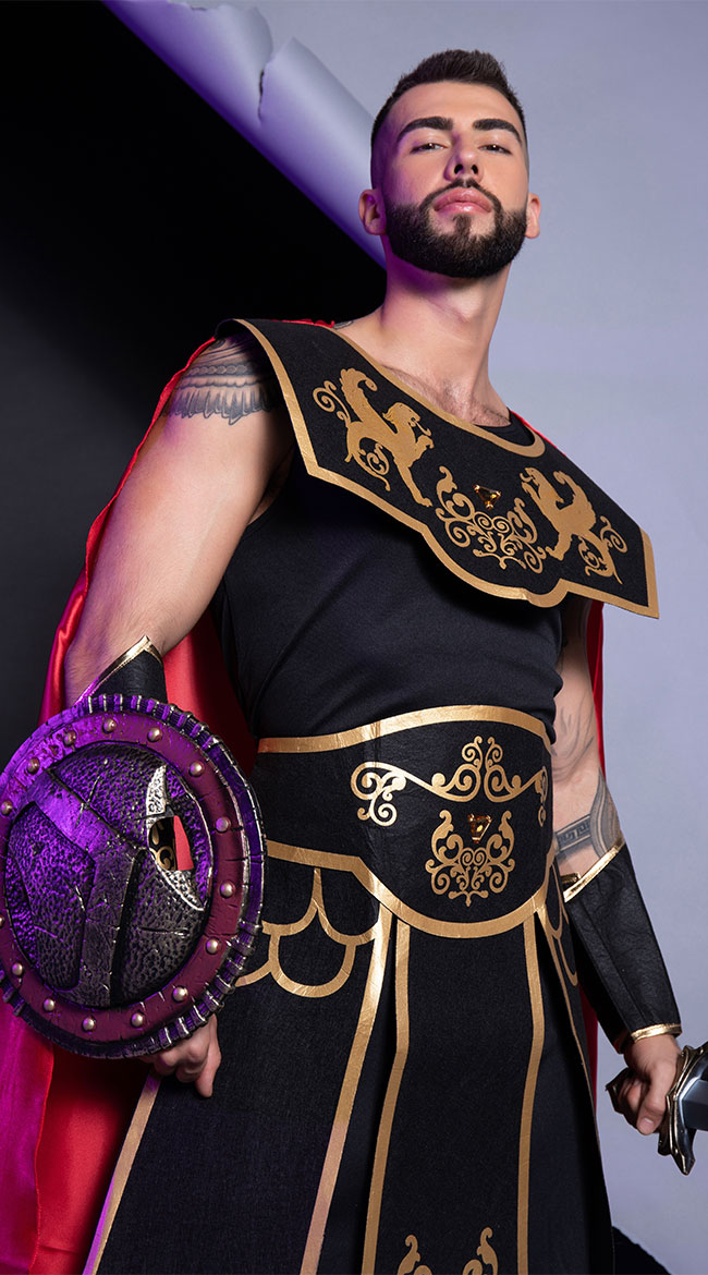 Men's Roman Ruler Costume, Sexy Julius Ceasar Costume-Yandy.com