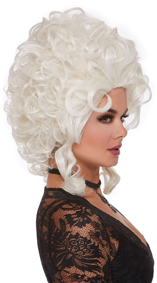 White Victorian Wig, White Marie Antoinette Wig-Yandy.com