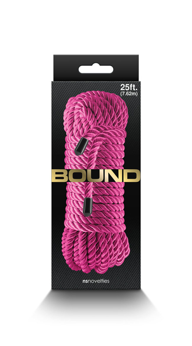 25ft Pink Bound Rope, Pink Sex Rope - Yandy.com