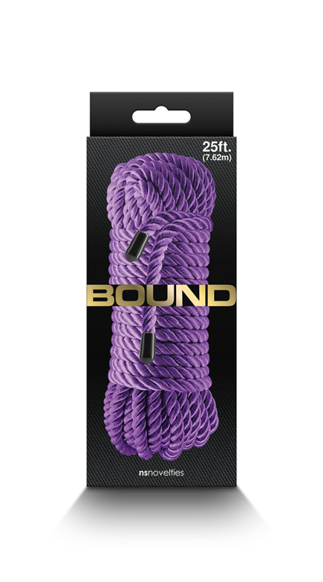 25ft Purple Bound Rope, Purple Sex Rope - Yandy.com