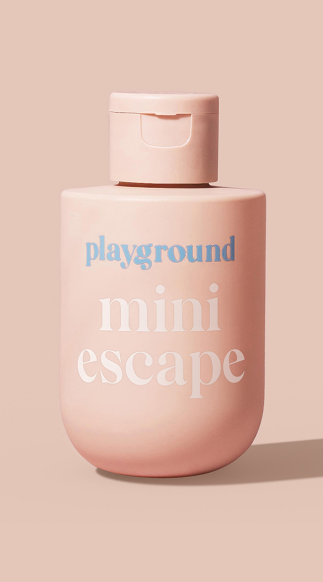Playground Mini Escape Water-Based 3.7oz Lube, Coconut Water-Based ...