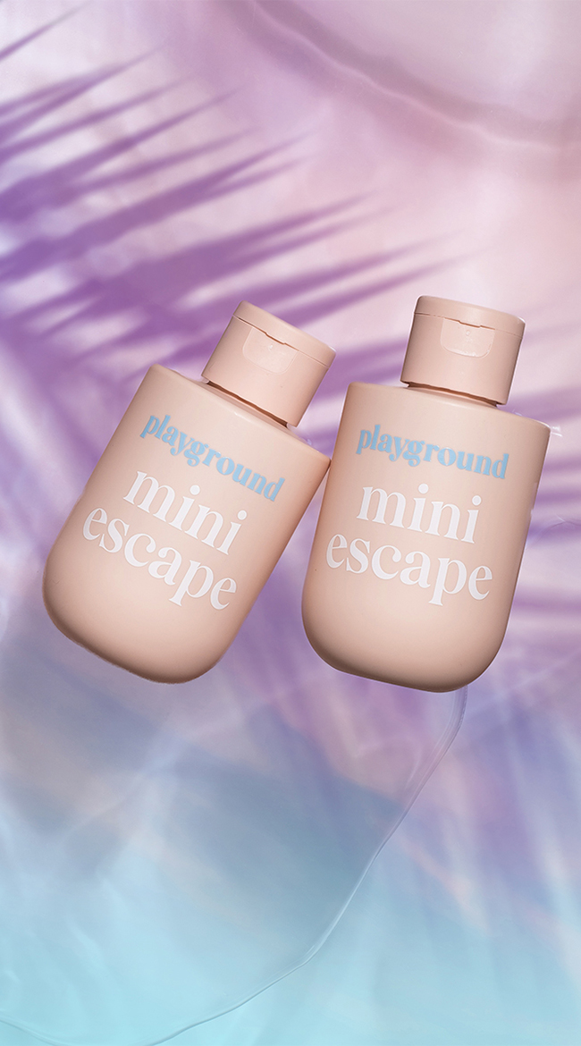 Playground Mini Escape Water-Based 3.7oz Lube, Coconut Water-Based ...