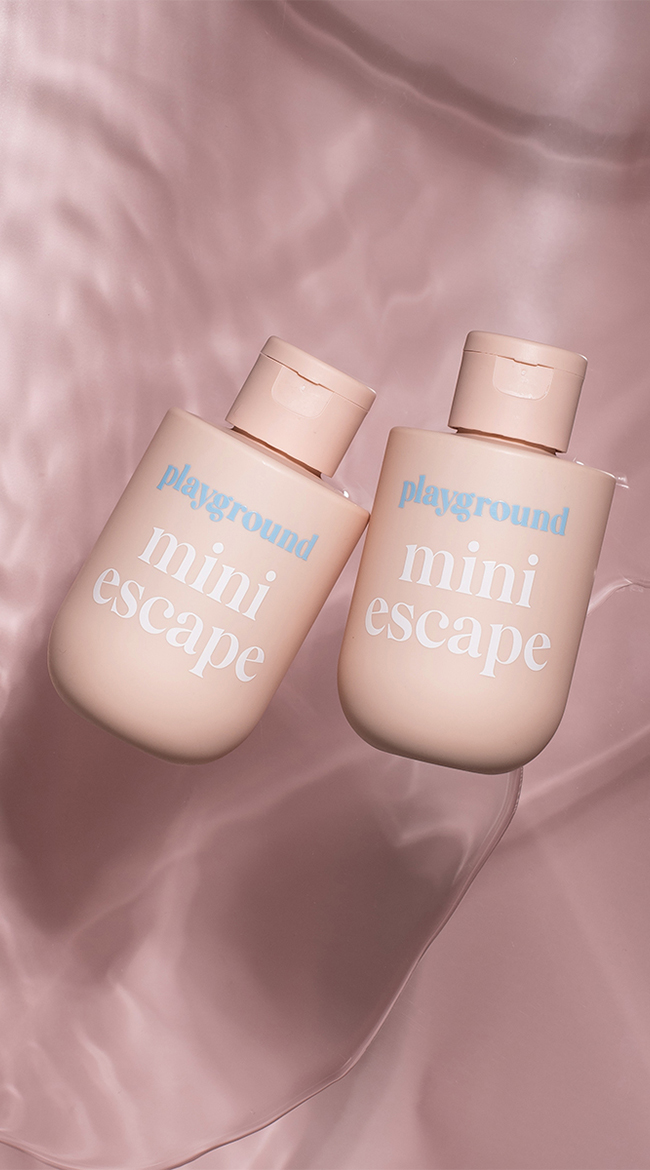 Playground Mini Escape Water-Based 3.7oz Lube, Coconut Water-Based ...