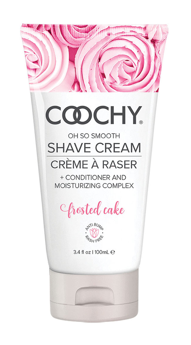 3.4 oz Coochy Frosted Cake Shave Cream, Intimate Shave Cream - Yandy.com