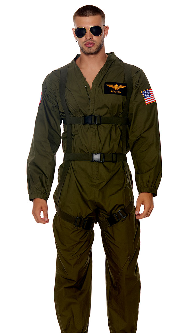 Men's Flight or Fight Costume, Men's Pilot Costume - Yandy.com