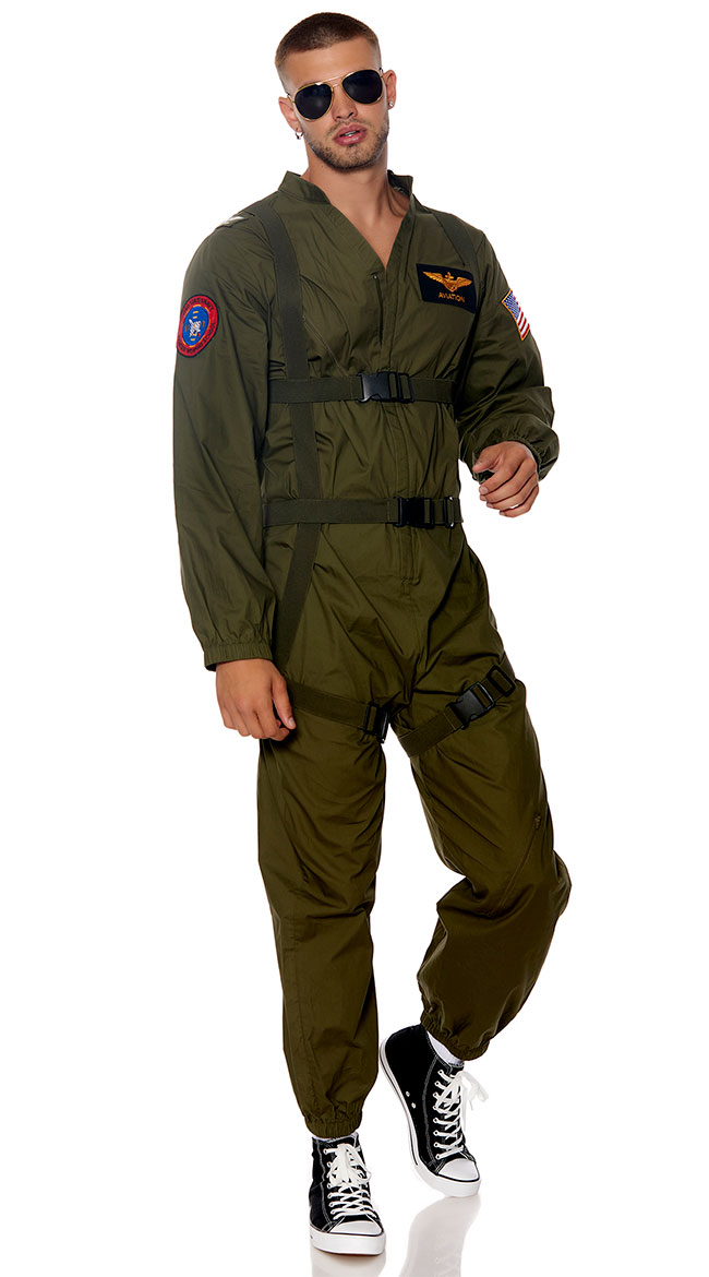 Men's Flight or Fight Costume, Men's Pilot Costume - Yandy.com