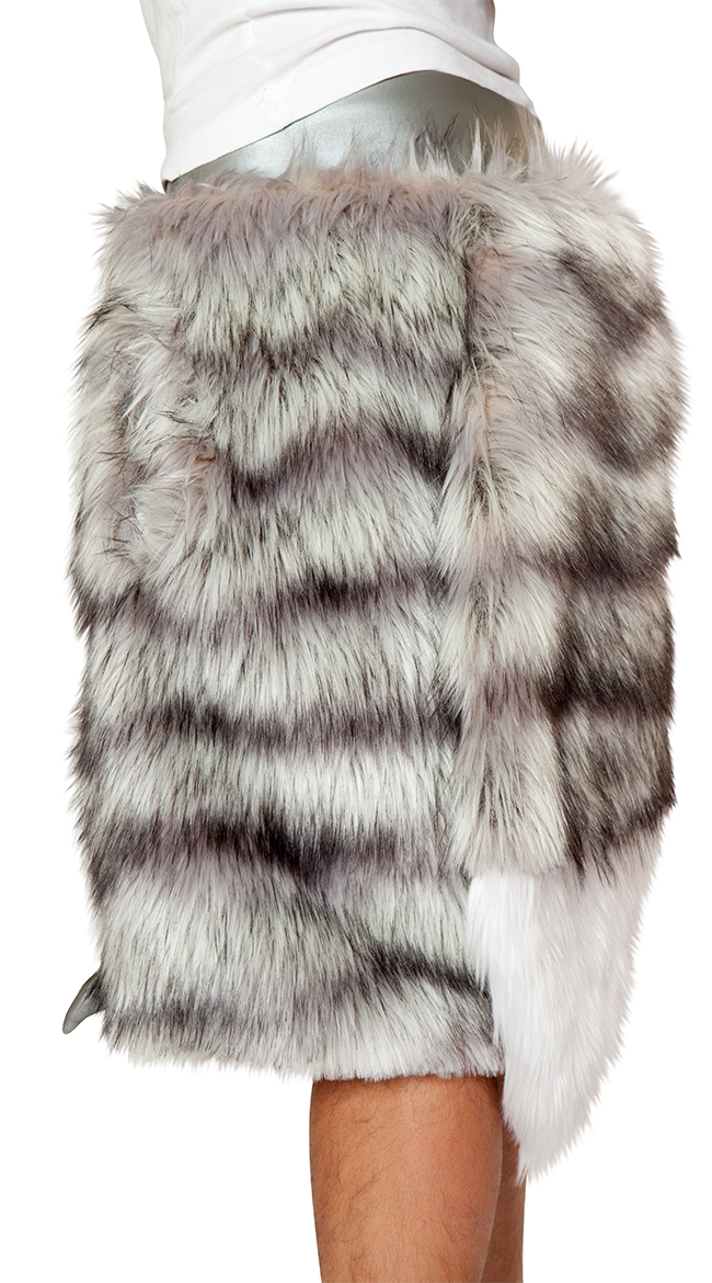 Mens Wolf Shorts, Wolf Costume Shorts