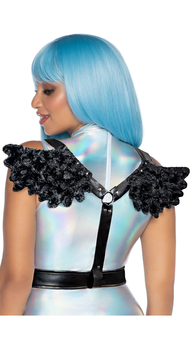 Furry Angel Wing Harness, Sexy Angel Accessory - Yandy.com