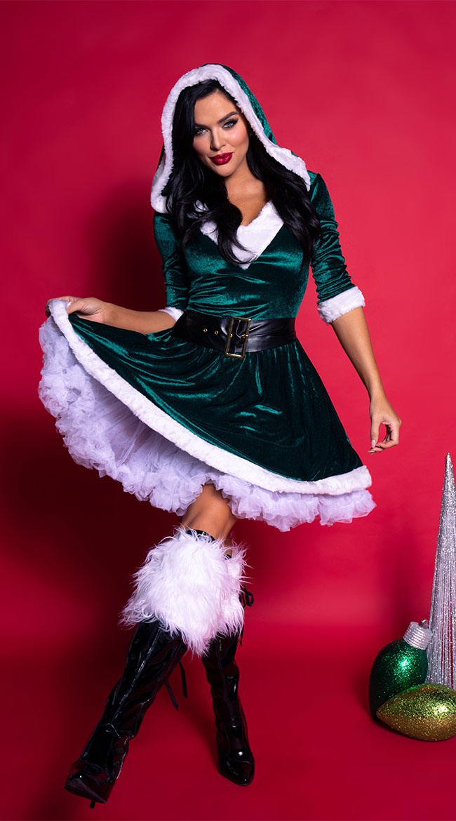 Santa Baby Velvet Holiday Dress, Sexy Santa Dress, Red Velvet Santa ...