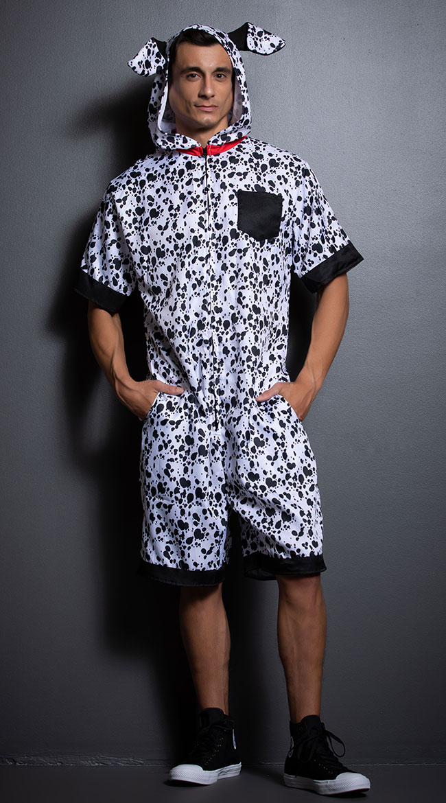 Men's Dalmatian Dog Costume, Men's Dog Costume - Yandy.com