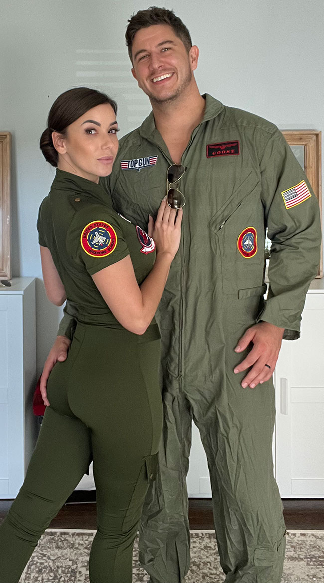 Men's Top Gun Costume, Top Gun Men's Flight Suit, Men's Maverick ...