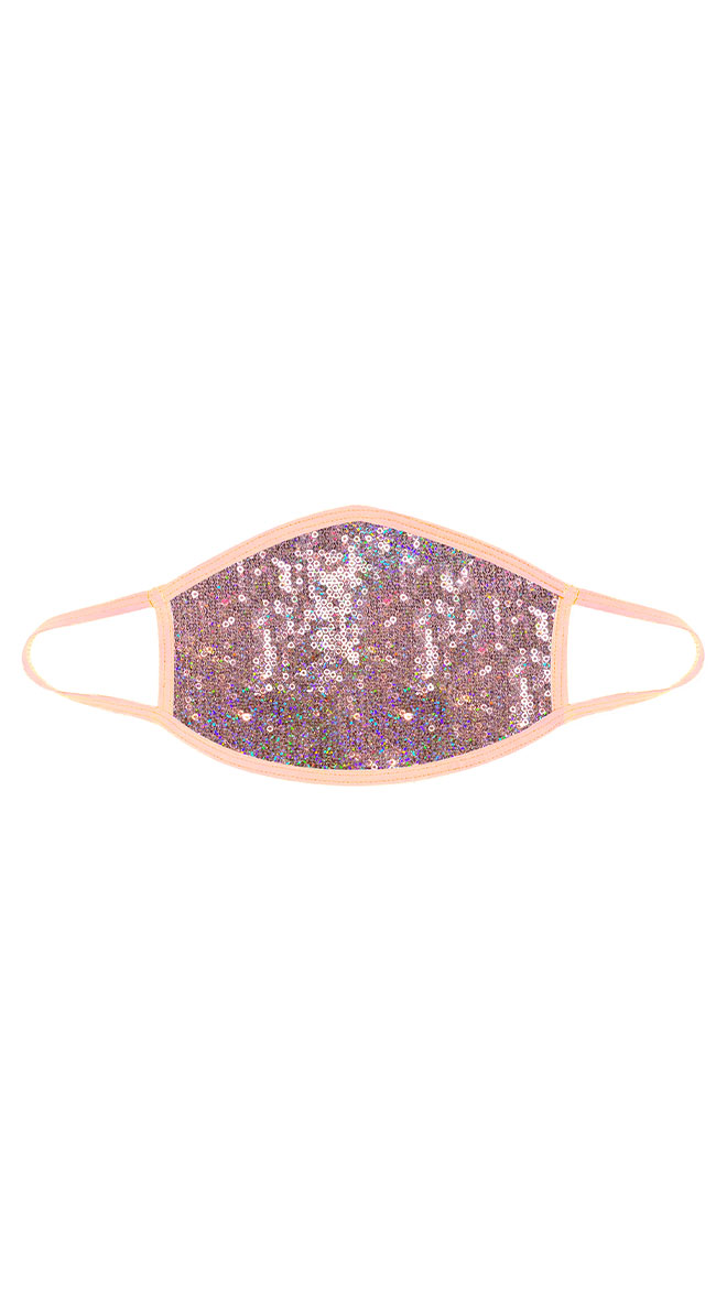 Bubbly Feels Sequin Face Mask, Stylish Face Mask - Yandy.com