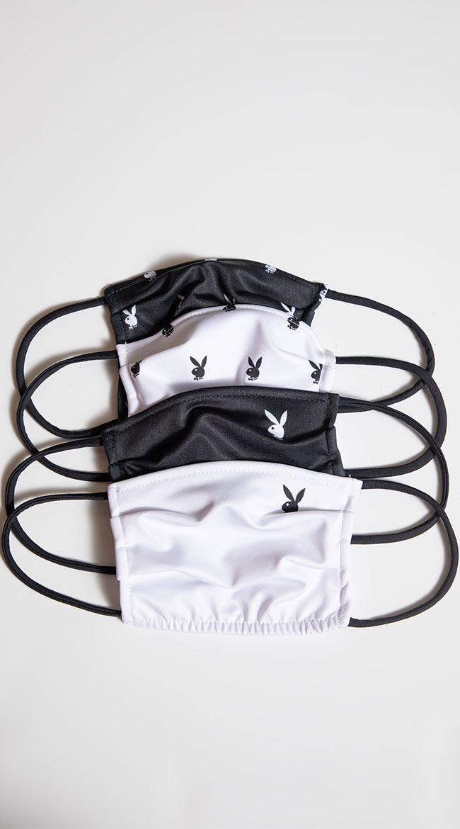 Playboy Bunny Logo Mask, Stylish Face Mask - Yandy.com