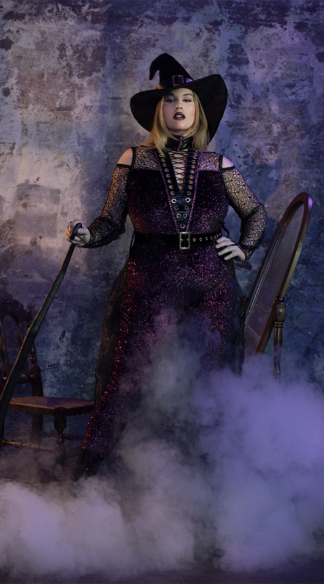 Plus Size The Witch Is Back Costume, Sexy Witch Costume - Yandy.com