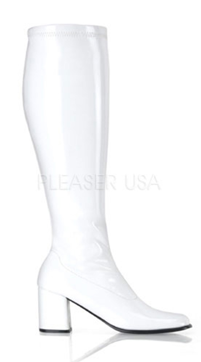Block Heel Gogo Boot, Go Go Boot, Gogo Zip Up Boot - Yandy.com