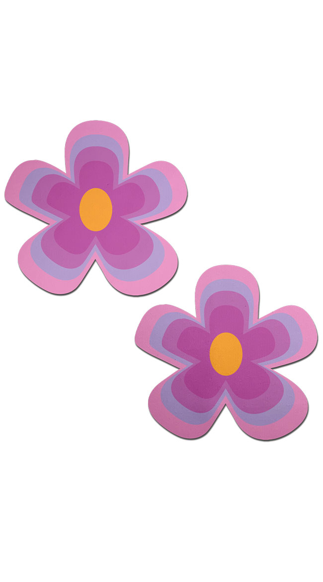 Groovy Peaceful Purples Flower Pasties, Purple and Pink Flower Pasties ...