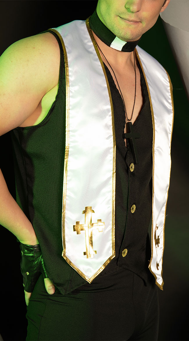 Men's Holy Priest Costume, Men's Religious Priest Costume - Yandy.com