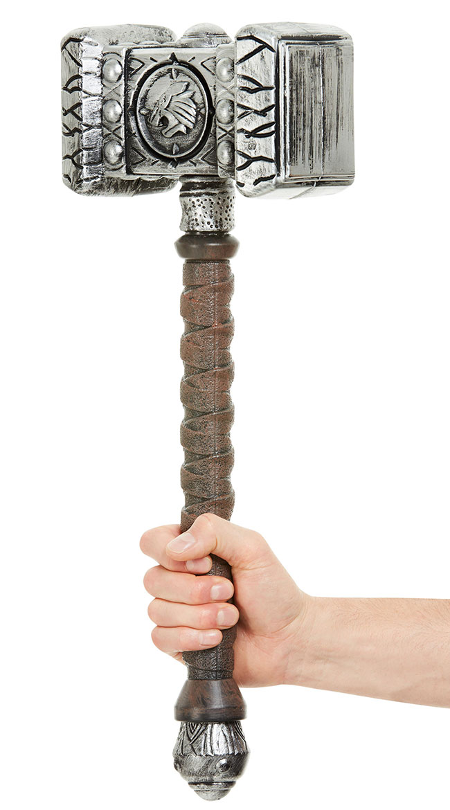 Silver Hammer Warrior Accessory, weapon accessory - Yandy.com