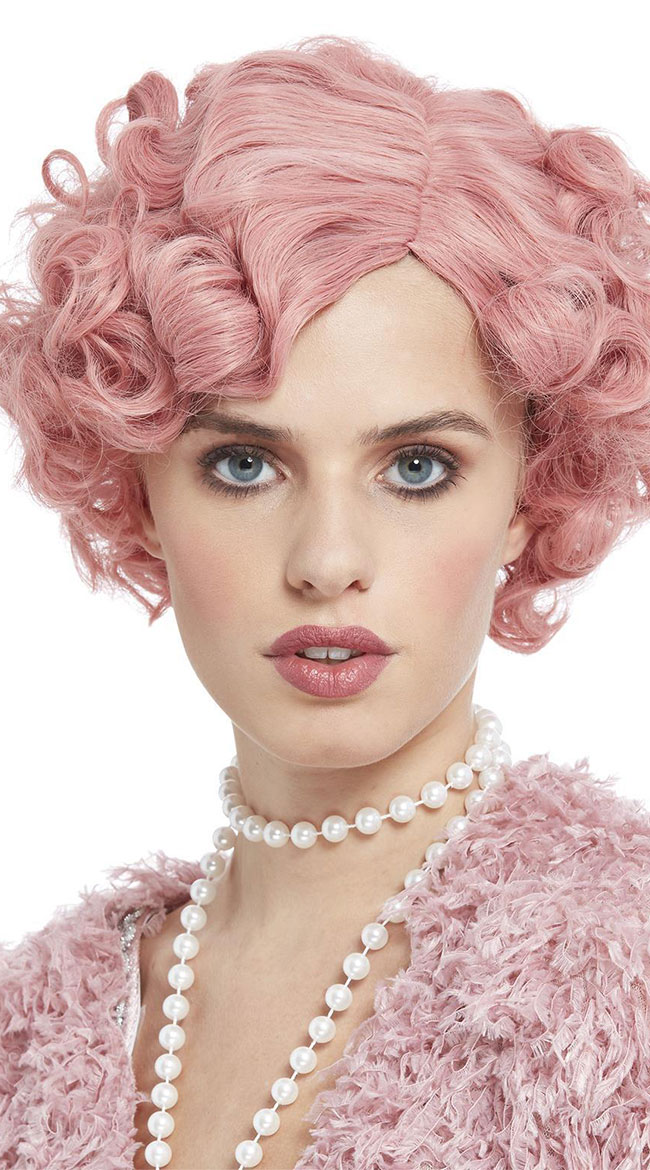 Curlicue Flapper Bob Wig, Wavy Costume Wig -Yandy.com