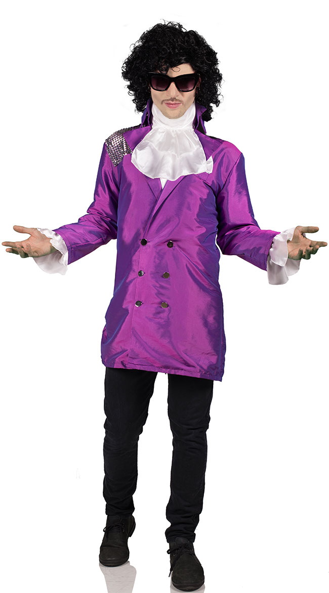 Men s Purple Pop Star Costume Men s Pop Star Costume Men s Performer