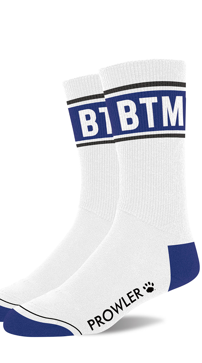 Men's Prowler Bottom Socks, Men's Blue Bottom Socks - Yandy.com