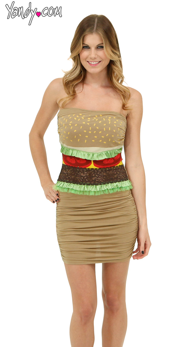 Sexy Hamburger Costume Hamburger Halloween Costume Sexy Burger