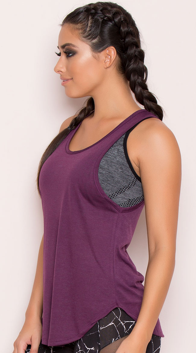 Yandy Basic Burnout Tank Top, burnout gym top - Yandy.com