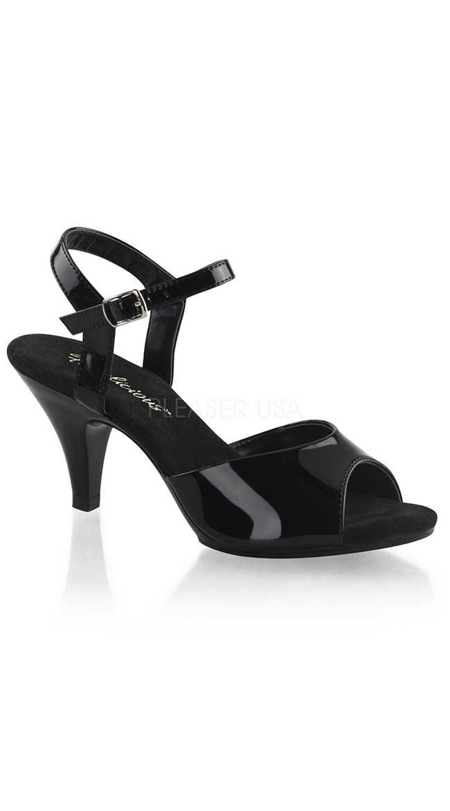 3" Heel Ankle Strap Simple Sandal, Sexy Simple Sandal - Yandy.com