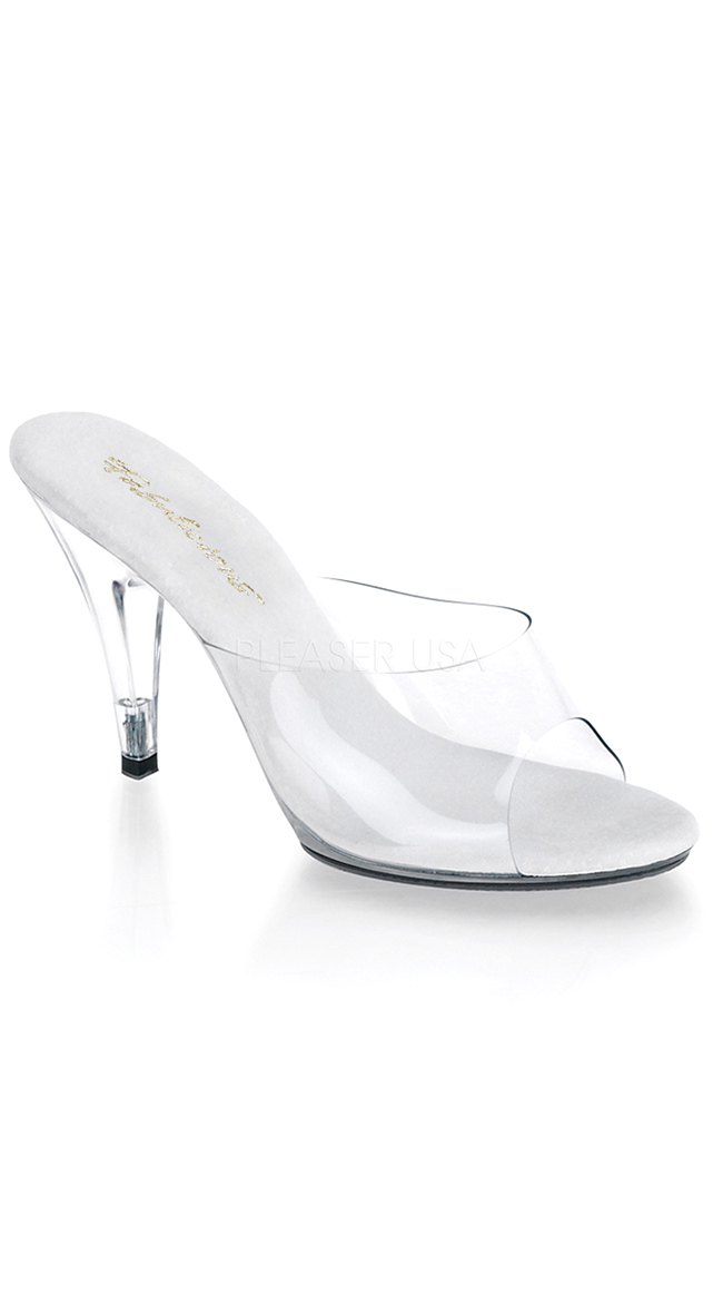 4" Clear Stiletto Heel, Sexy Clear Heel, Sexy Small Heel - Yandy.com