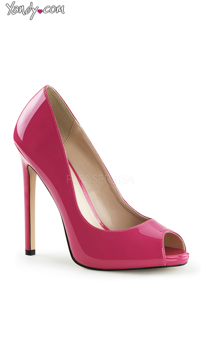 Secretarial Seduction Peep Toe Pump, Sexy Peep Toe High Heels, 5 Inch ...