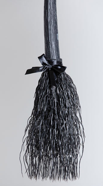Crooked Witch's Broom, Black Witch's Broom, Black Broom