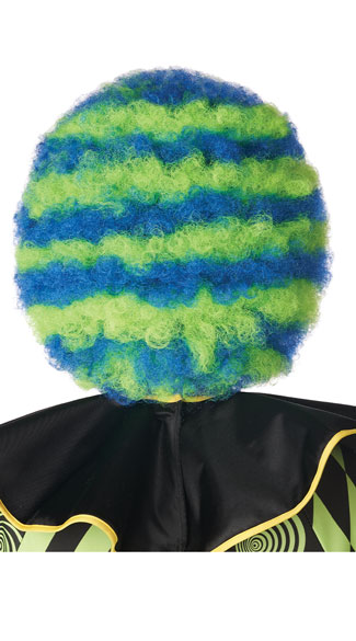 Blue and Green Spiral Clown Wig, Sexy Blue And Green Clown Wig Yandy.com