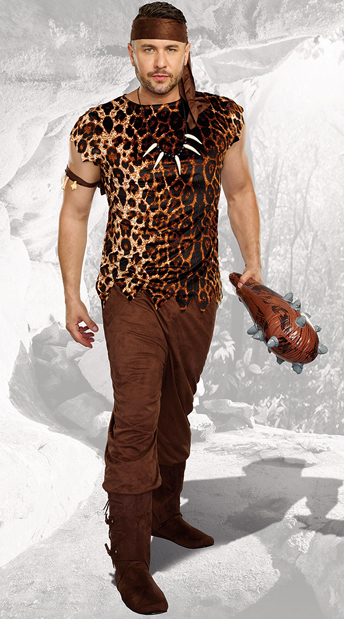 Men's Cave Man Costume, Men's Caveman Stone Age Costume- Yandy.com