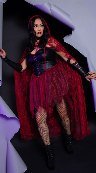 Plus Size Big Bad Red Costume, Sexy Little Red Riding Hood - Yandy.com