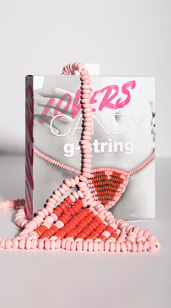 Lovers Candy Heart G-String, Candy G-String - Yandy.com