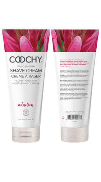 12.5oz Coochy Floral Shave Cream, Floral Shaving Cream - Yandy.com