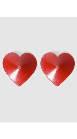 Metal Heart Pasties, Red Heart Pasties - Yandy.com