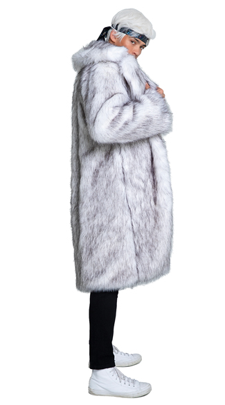 Men's Mojo Dojo Faux Fur Coat, Men's Faux Fur Doll Coat - Yandy.com